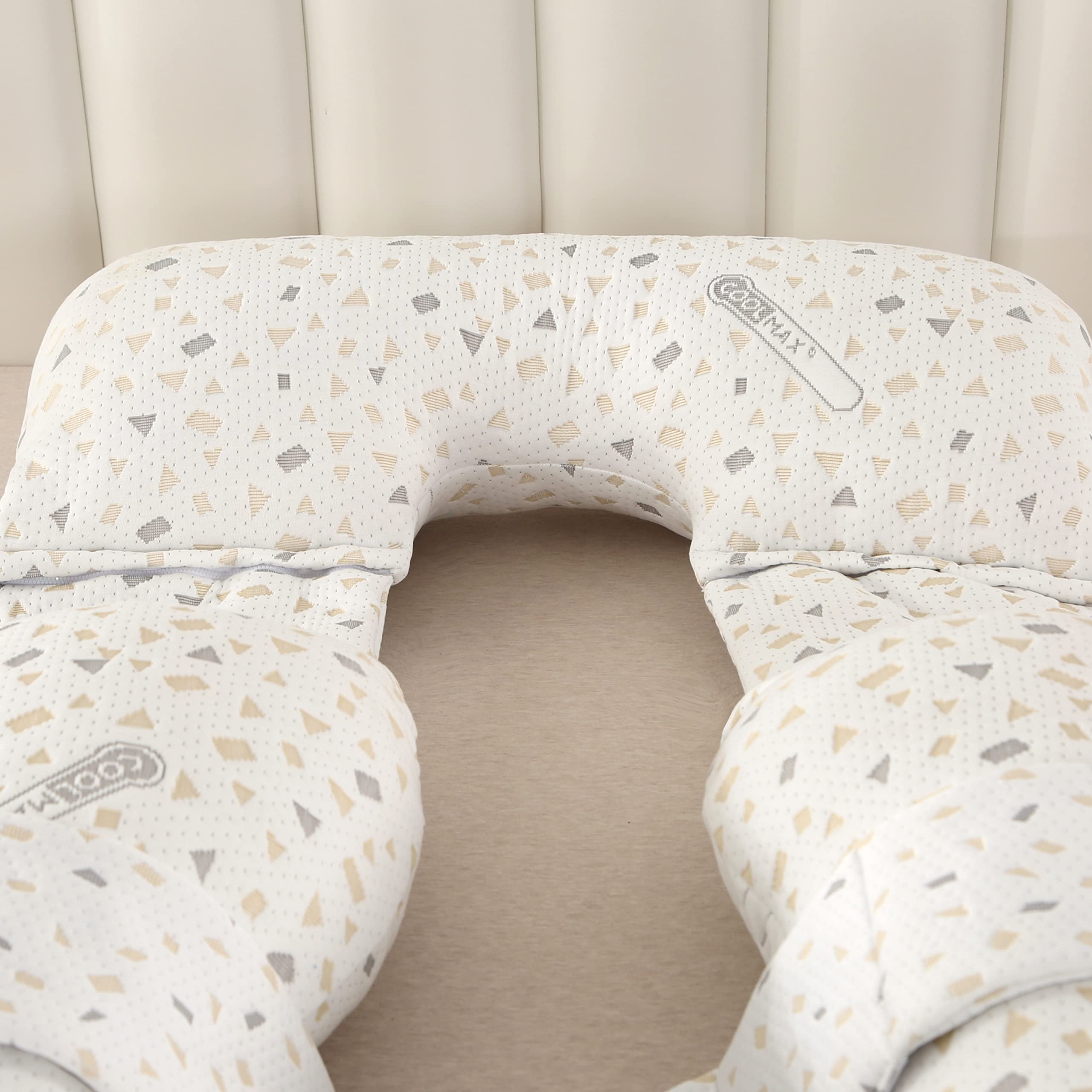 BeytBuy Pregnancy Pillows - 55 Inch U Shaped Full Body Maternity Pillow with Special Designed Removable Coolmax Cover & Detachable Extension Pillow to Support Back, Legs & Belly