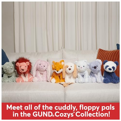 GUND Cozys Collection Kitty Cat Plush Soft Stuffed Animal for Ages 1 and Up, Blue, 10"