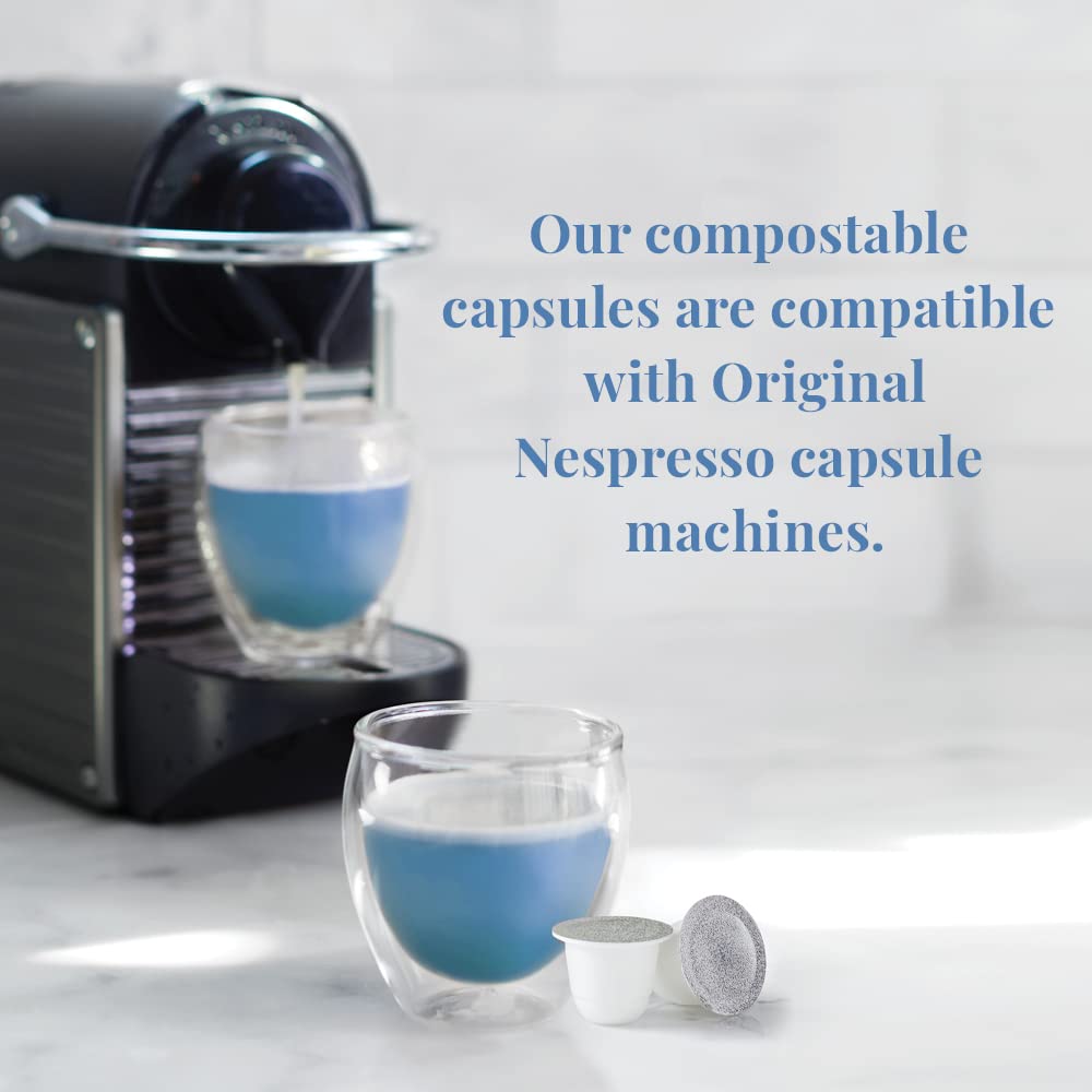 The Republic of Tea โ Dream Latte Herbal Tea Latte Capsule-Compatible Recyclable Pods, 10 count, Caffeine Free