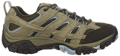 Merrell Women's Moab 2 Waterproof Hiking Shoe, Brindle, 10 M US