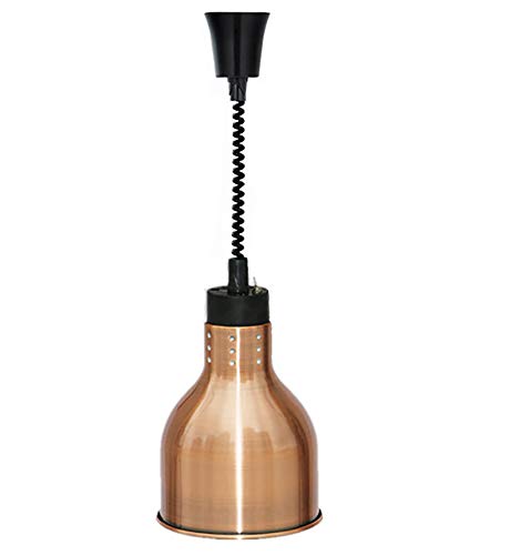 JIAWANSHUN 190mm Food Heat Lamp Warmer Food Warmer Lamp 250W Bulb Commercial Food Warmer Restaurant Supplies or Home Use Food Service Retractable Heat Lamps Catering Food Warmers 110V