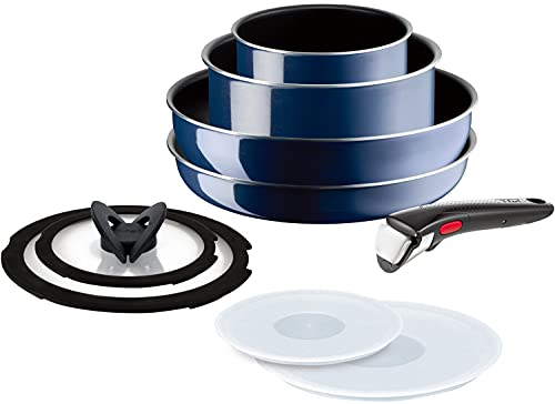 γγ£γγ‘γΌγ«(T-fal) Ingenio Neo Pot and Pan Set, 9ηΉγ»γγ, blue