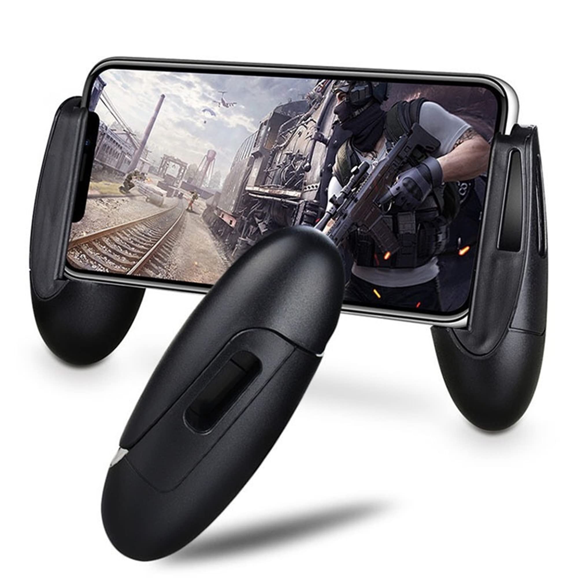 AOXIAOAI Foldable Controller Gamepad Mobile Phone Holder Joystick Suit for Smartphone length 4.5-6.5 inches