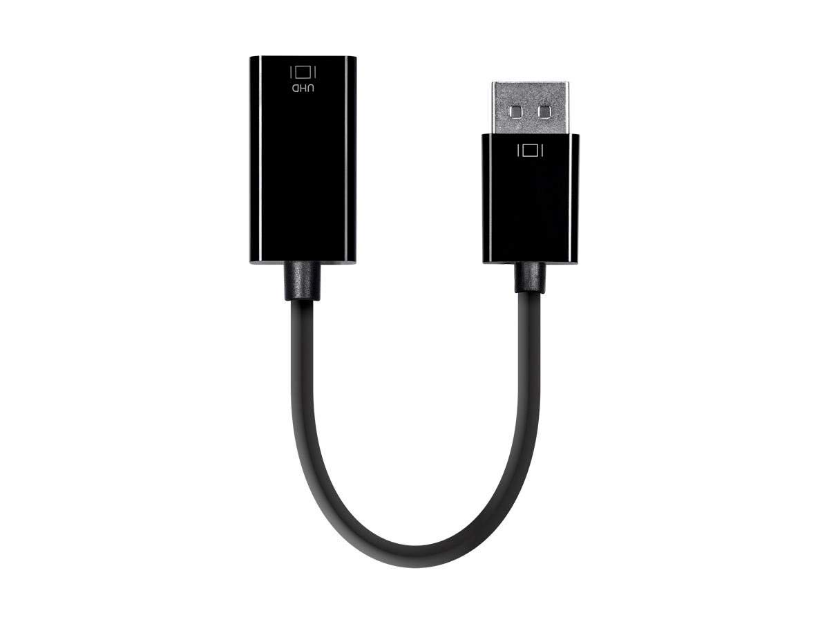 Monoprice DisplayPort 1.2a to HDMI Active Adapter - UHD, 4K@60Hz Black