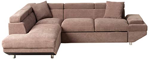 HOMES: Inside + Out Dentas Sectional with Pull Out Sleeper Chaise