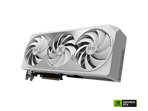Gigabyte GV-N4090AERO OC-24GD GeForce RTX 4090 AERO OC 24G Graphics Card, 3X WINDFORCE Fans, 24GB 384-bit GDDR6X, Video Card
