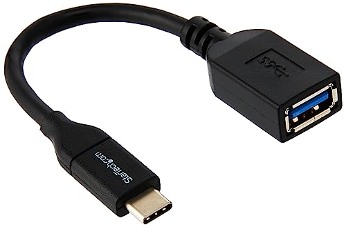 StarTech.com USB-C to USB Adapter - USB 3.0 (5Gbps) - 6in - USB-IF Certified - USB-C to USB-A - USB 3.2 Gen 1 - USB C Adapter - USB Type C (USB31CAADP)
