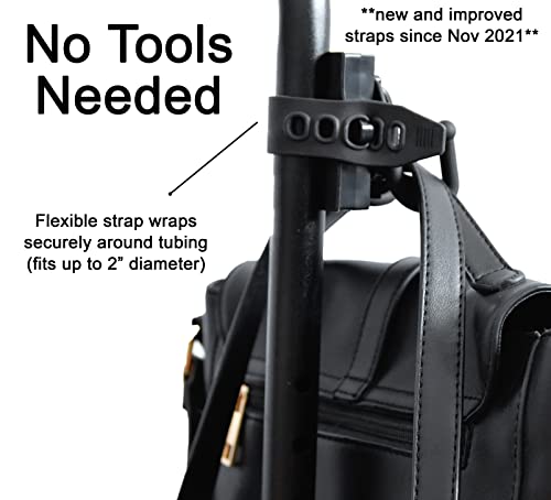 Easy to Use Products Mobility Dual Hooks - Bag, Cane, or Light Holder