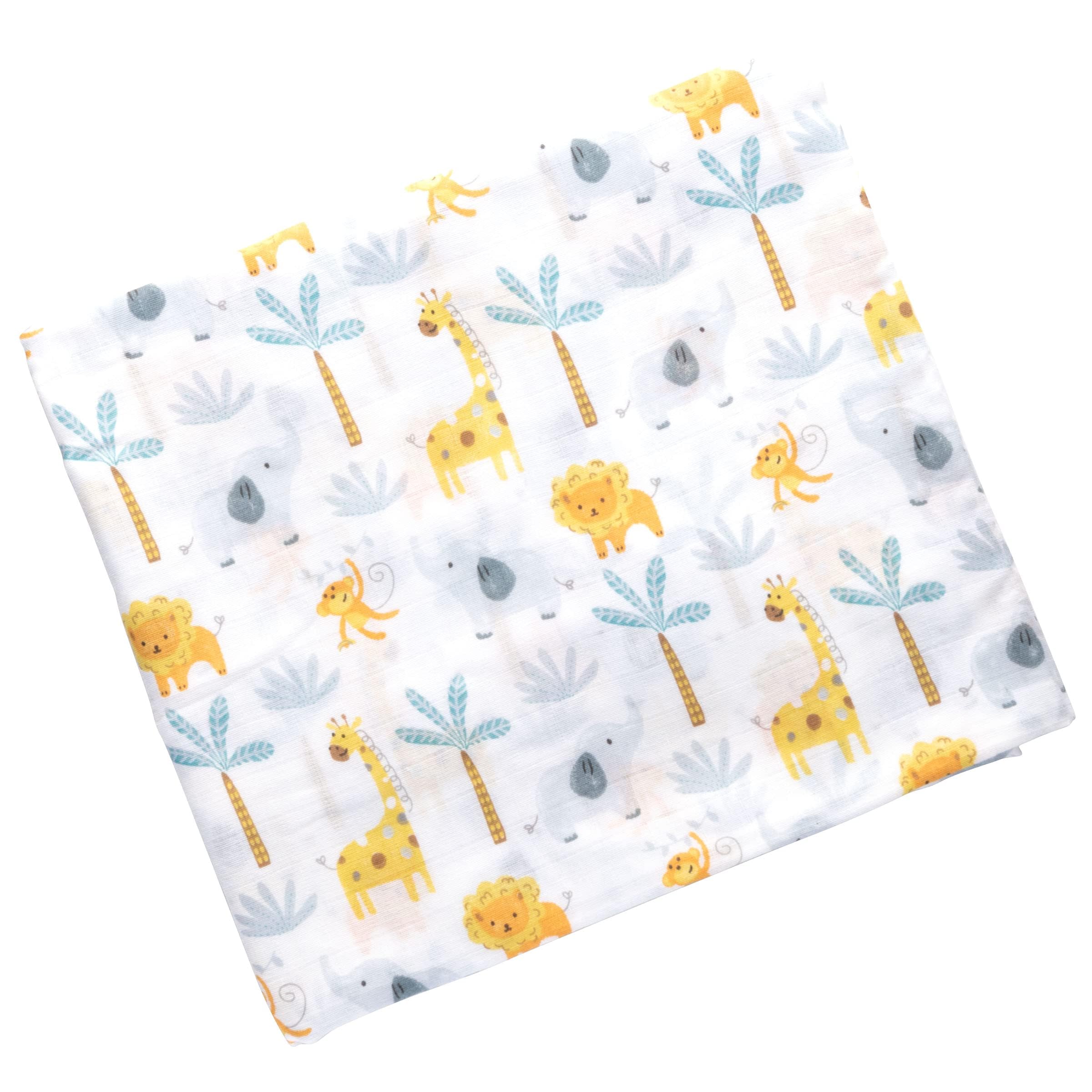Stephen Joseph, Muslin Blanket and Stuffed Animal, Giraffe, Yellow