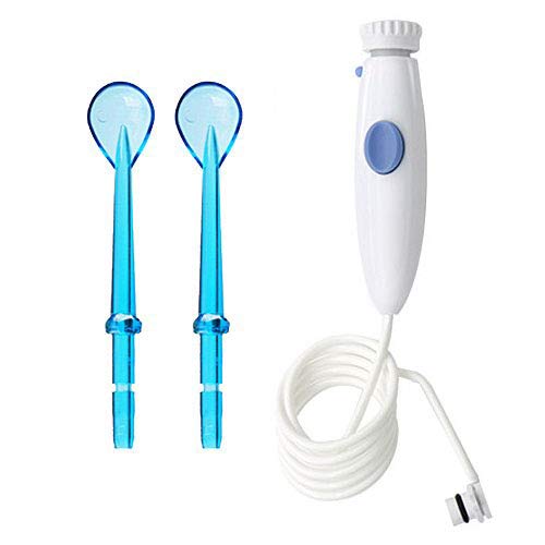 VINFANY Oral Hygiene Accessories Handle with Tongue Cleaning for Waterpik Oral Irrigator Wp100 Wp-450 Wp-250 Wp-300 Wp-660 Wp-900 WP-100 Handle Assembly Kit
