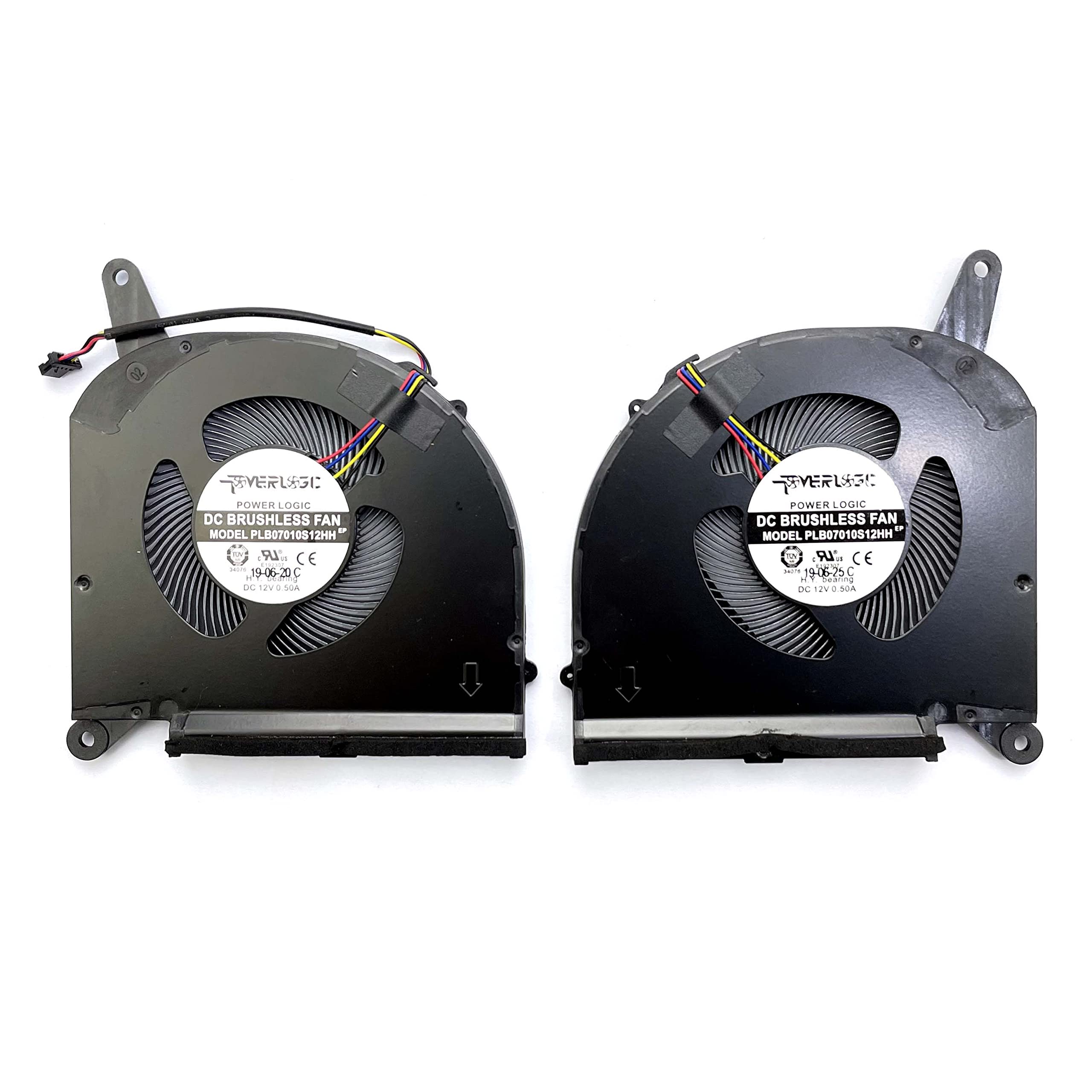 BestParts New CPU+GPU Cooling Fan Replacement for Gigabyte AORUS 15G YB XB WB SB KB, YC XC KC (Intel 10th Gen Version)(0.28 inch Thick)