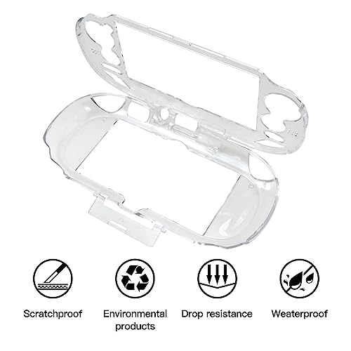 Clear Crystal Protective Hard Shell with Fingerprint-Proof for Sony PS Playstation Vita