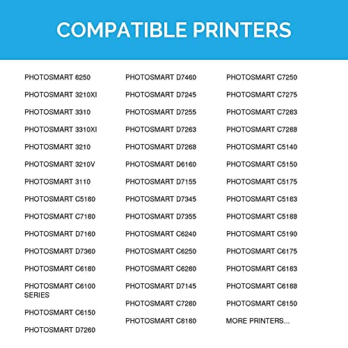 LD Products Remanufactured Replacement for HP 02 Ink Cartridges C8721WN with Smart Chip (Black, 2-Pack) for PhotoSmart C5180 C6180 C6280 C7250 C7280 C8180 D7145 D7155 D7160 D7168 D7245 D7255 D7260