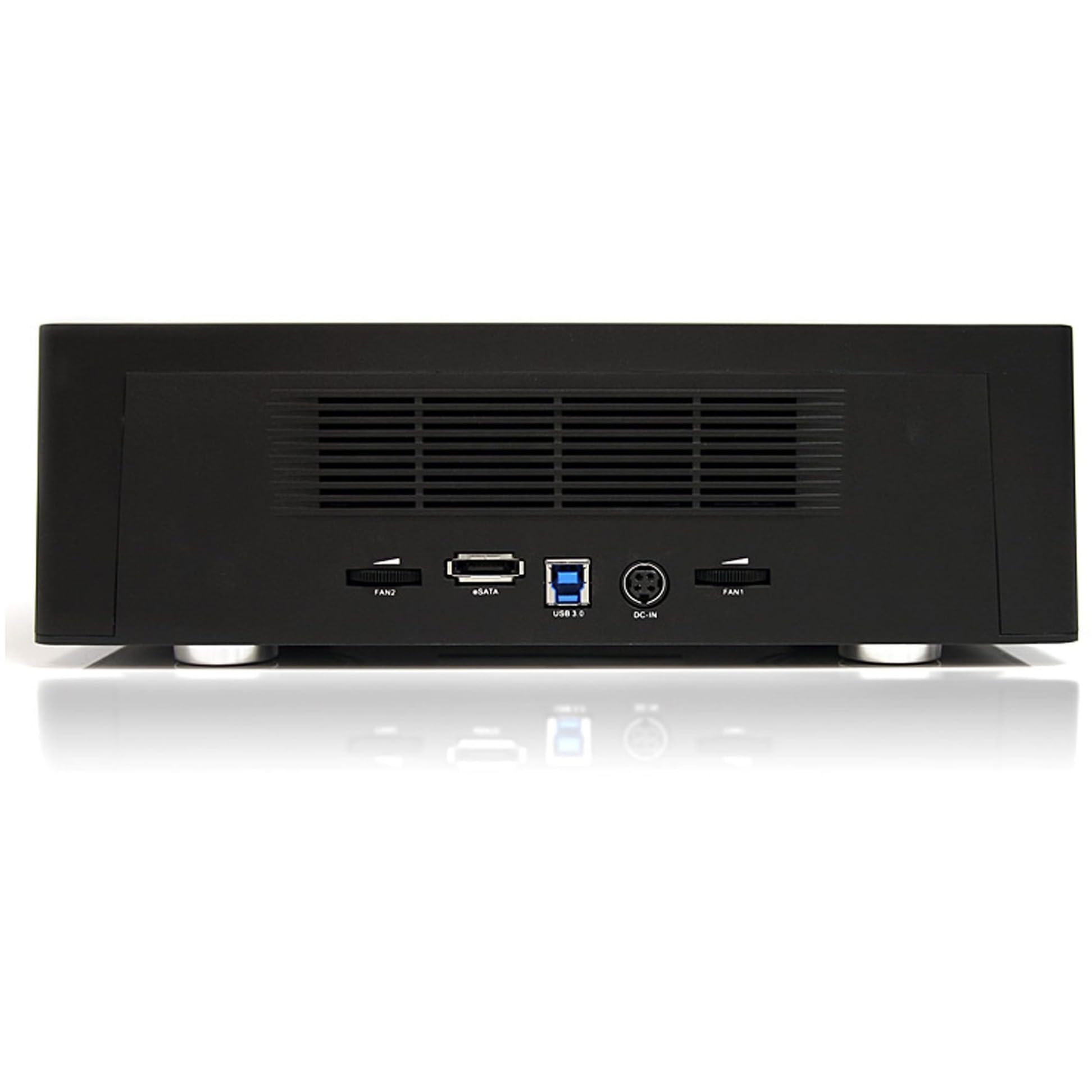 StarTech.com Dual Bay Hard Drive Duplicator and Eraser, External Standalone HDD/SSD Cloner / Copier, USB 3.0 to SATA Docking Station, Hard Disk Copier / Sanitizer / Wiper Tool (SATDOCK2REU3),Black