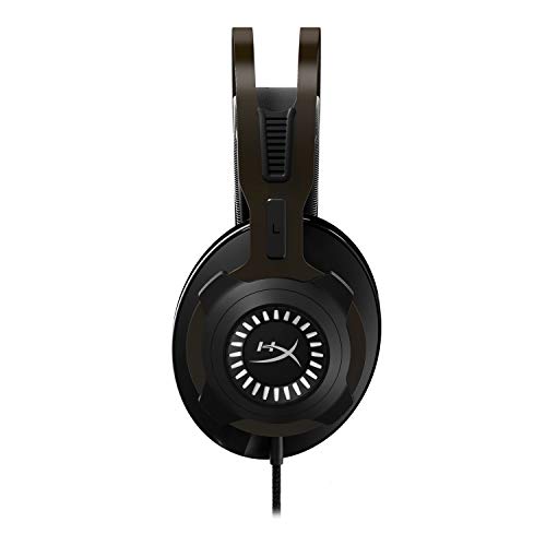 HyperX Cloud Revolver - Gaming Headset with HyperX 7.1 Surround Sound, Signature Memory Foam, Premium Leatherette, Steel Frame, Detachable Noise-Cancellation Microphone