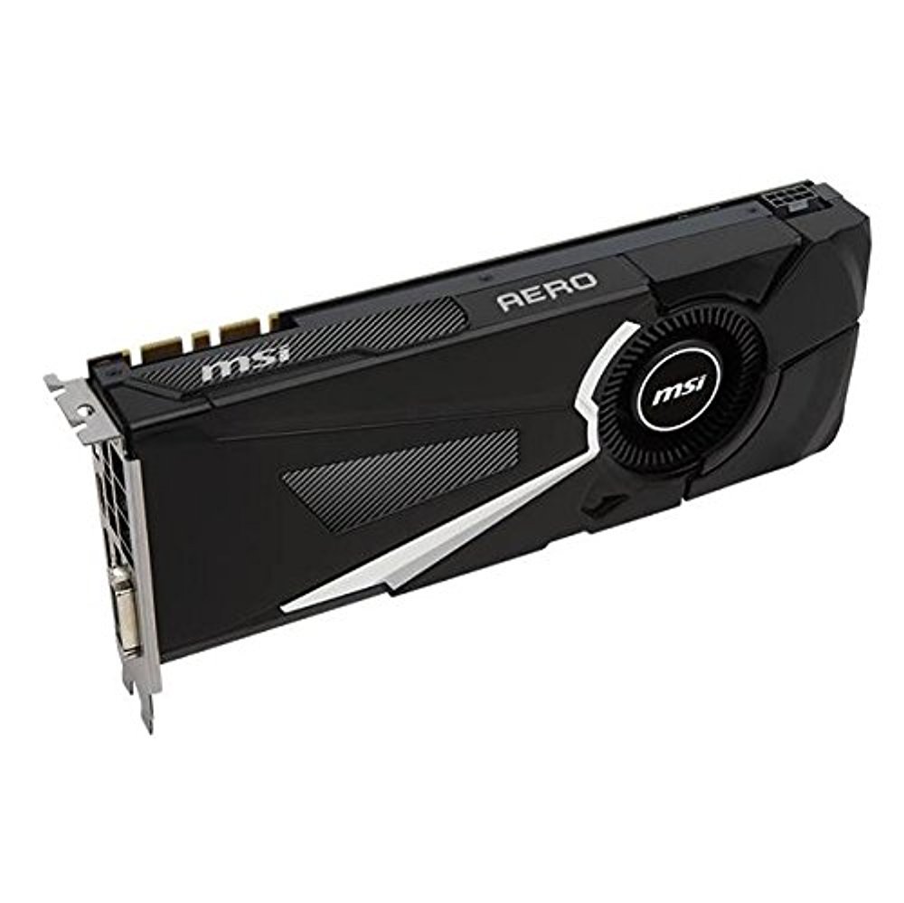 MSI Gaming GeForce GTX 1070 Ti 8GB GDRR5 256-bit HDCP Support DirectX 12 SLI Single Fan VR Ready Graphics Card (GTX 1070 TI AERO 8G)