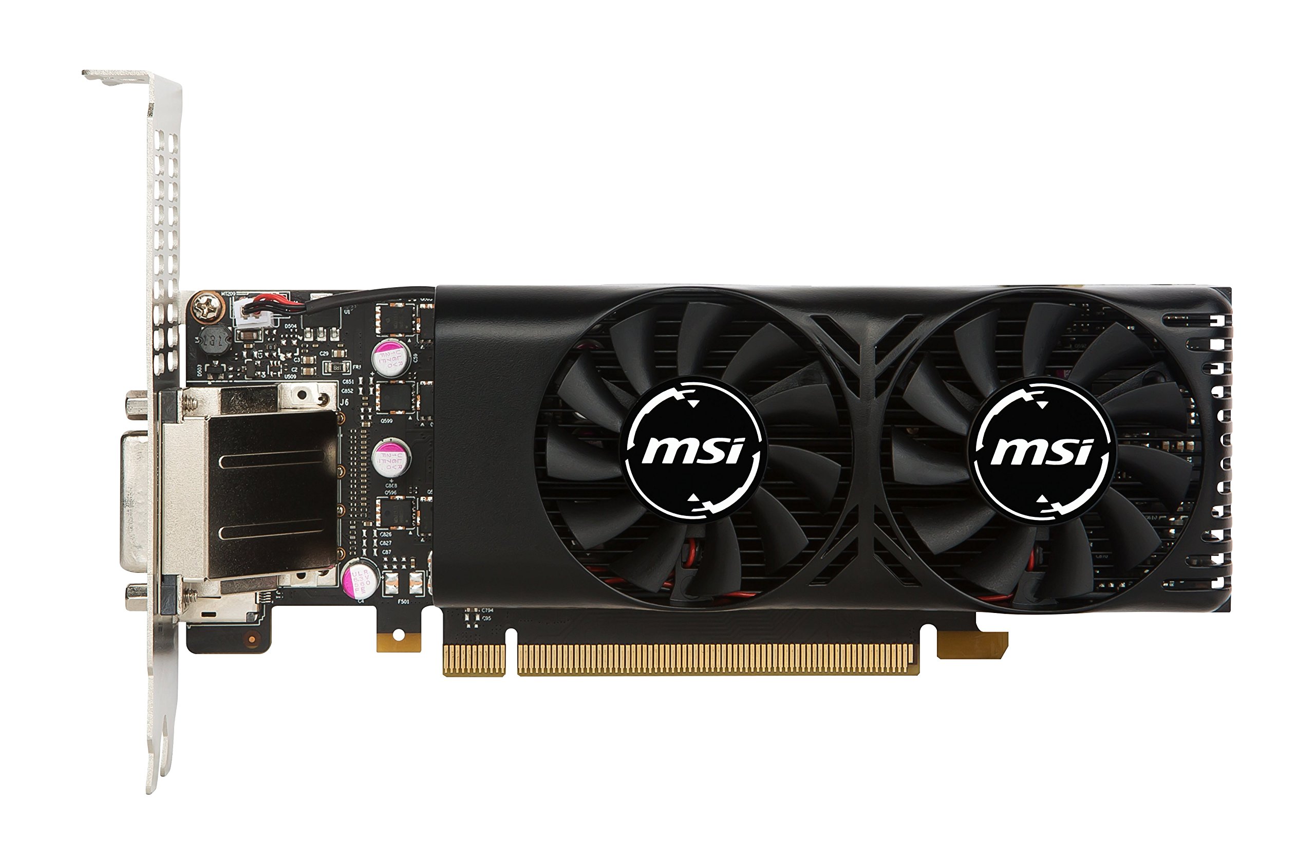 MSI Low Profile Compatible Graphics Cards GeForce GTX 1050 Ti 4GT LP