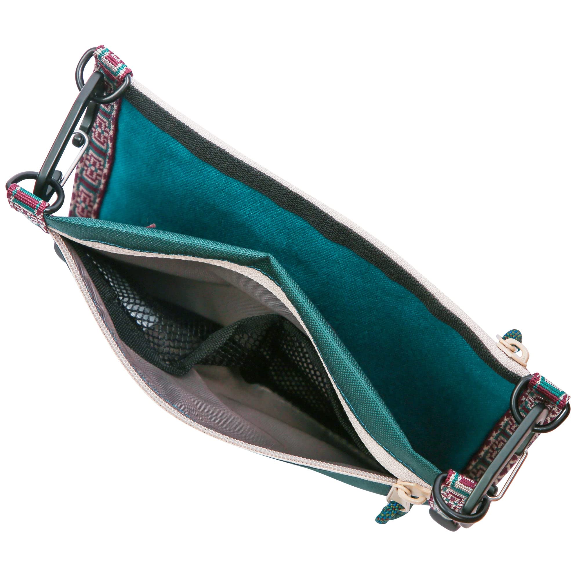 KAVU Tahom Crossbody Bag 2 in 1 Travel Pouch - Pastel Prep