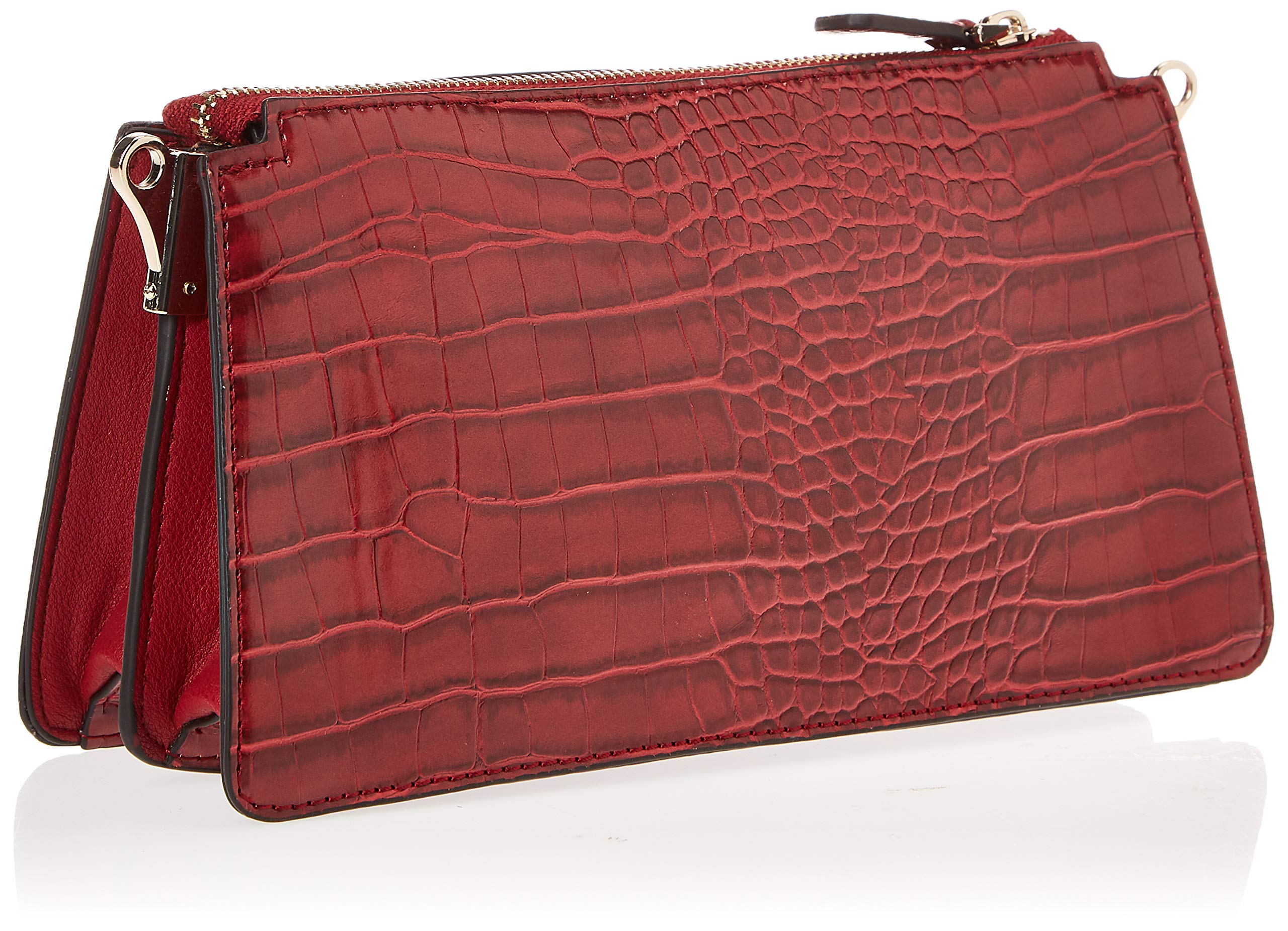 GUESS Stephi Mini Crossbody Top Zip, Merlot