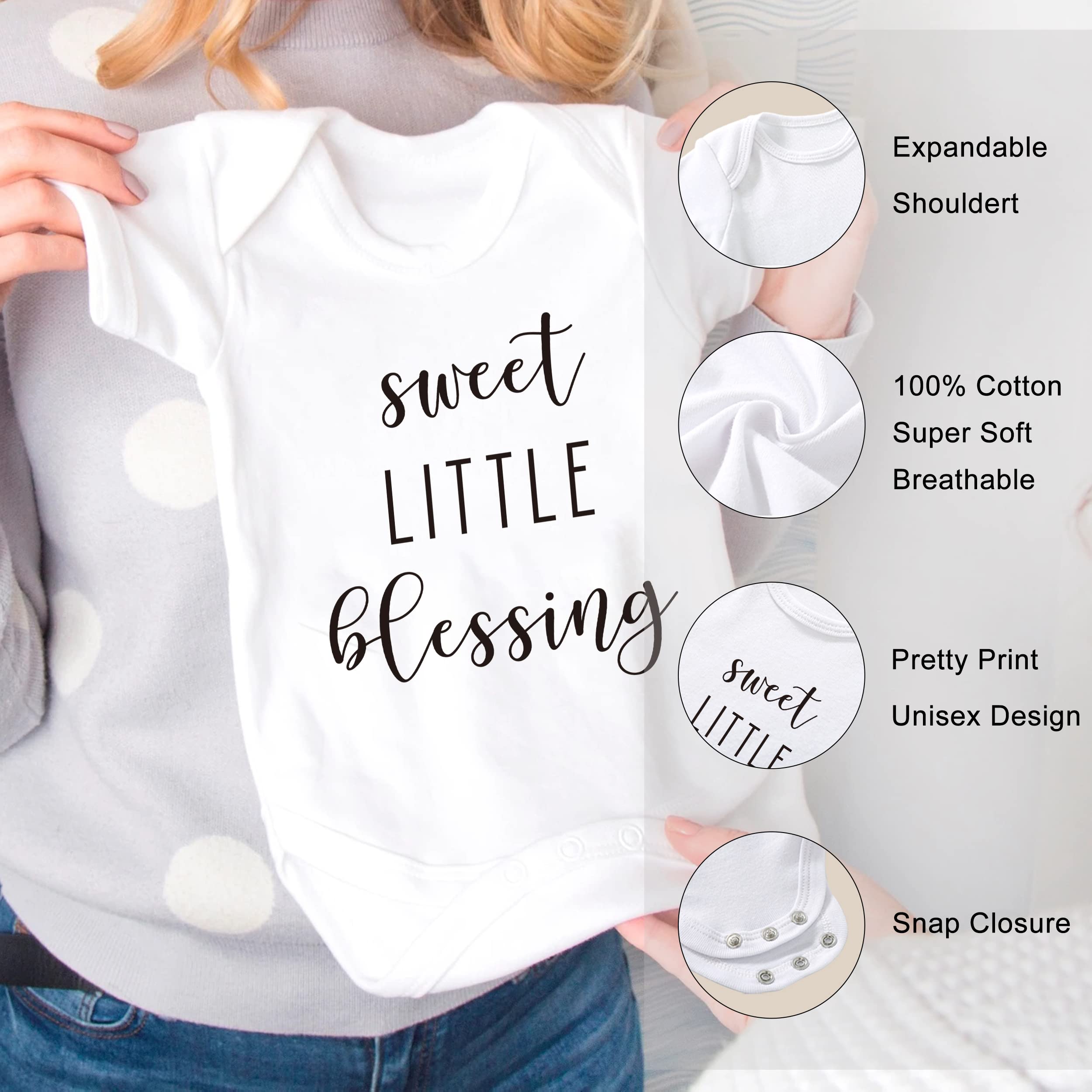 Blinking Stars Grandparents Baby Announcement Set - Includes Coffee Mug, Onesie, Positive Pregnancy Test, Reveal Card, and Gift Box