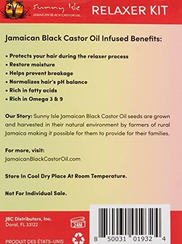 Sunny Isle Jamaican Black Castor Oil Relaxer Kit SUPER