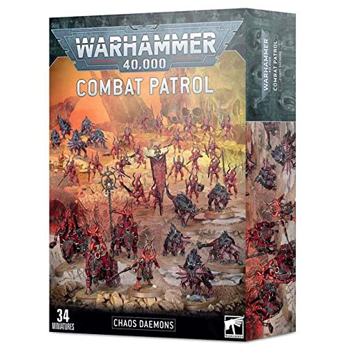 Games Workshop Warhammer 40,000 Combat Patrol Chaos Daemons Boxed Miniatures Set
