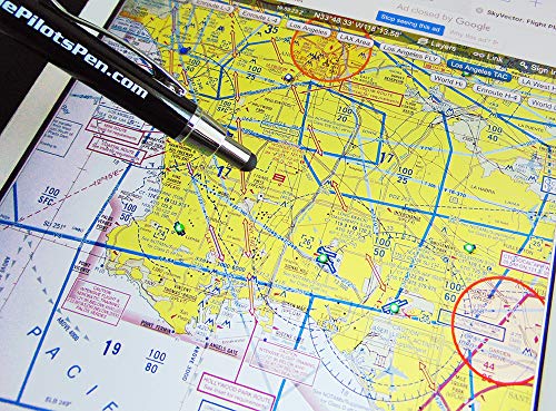 LED Pen, The Pilot's Pen, Night Writer - Set of 2 LED Powered Ink Penlights