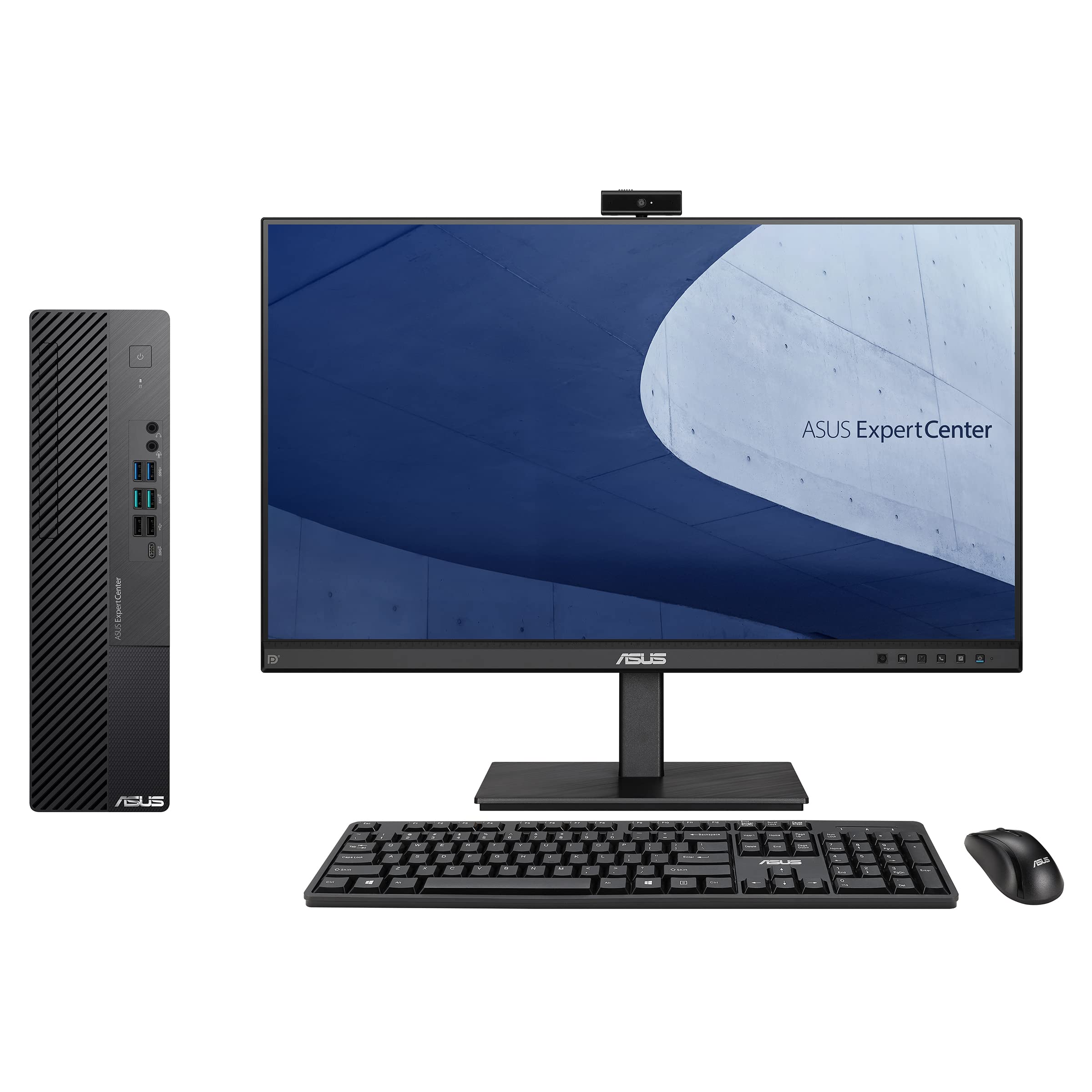 ASUS ExpertCenter D700SD Small Form Factor Desktop PC, Intel Core i7-12700, 16GB DDR4 RAM, 512GB PCIe SSD, TPM, Windows 11 Pro, Black, D700SD-XH704