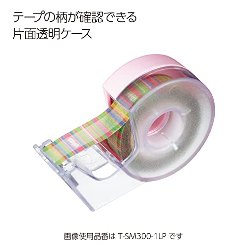 Kokuyo Masking Tape Dispenser Karu-Cut, Light Pink (T-SM300-1LP)