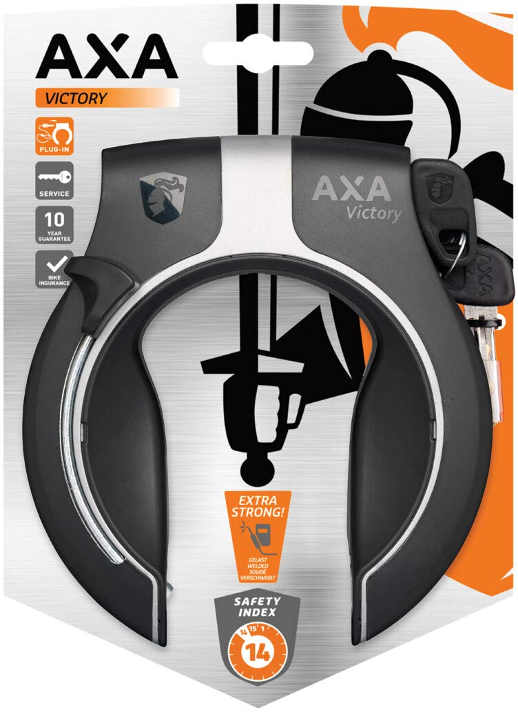 AXA 2231015400 Victory Frame Lock, Black/Grey, 1 Size