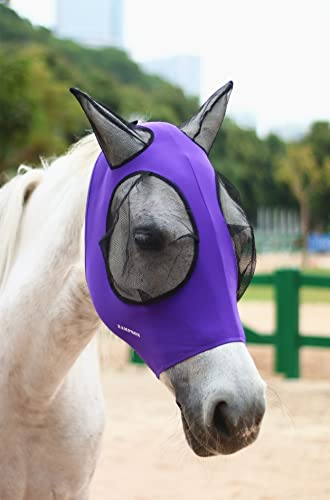 Horse Fly mask, Comfort Horse Fly Masks for Horse,Elasticity Fly Mask with Ears,We Focus On Quality