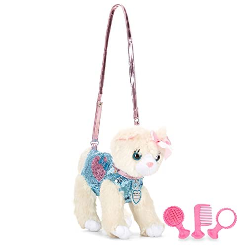 BEIGE CAT BLU METAL SEQ GLIT HRT BW ICON