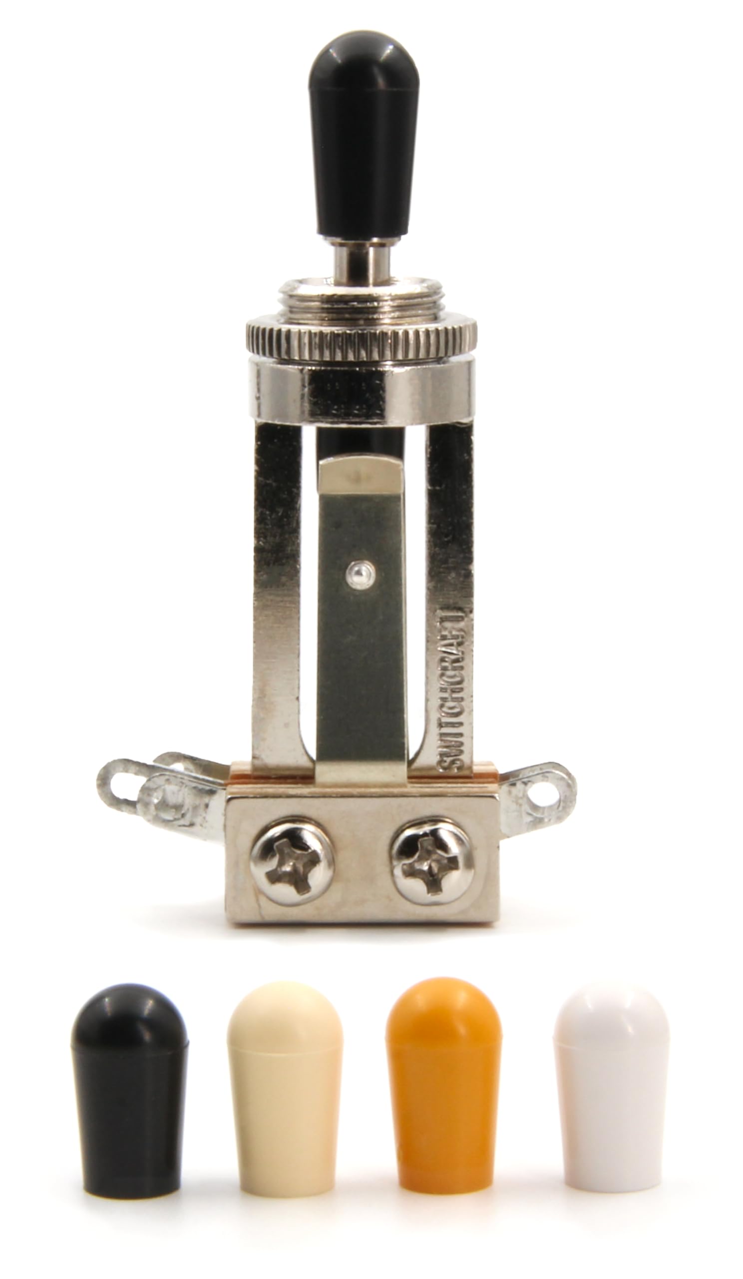 Switchcraft 3way Toggle Switch Long Frame with Amber Tip for Gibson Les Paul