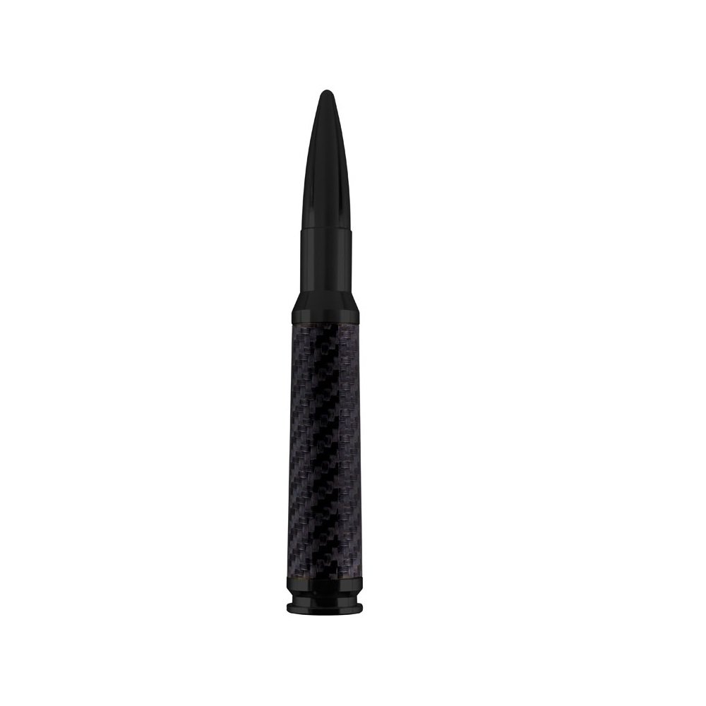 AntennaX 50 Cal Black Bullet (5.5-inch) Ammo Antenna for Ford F250