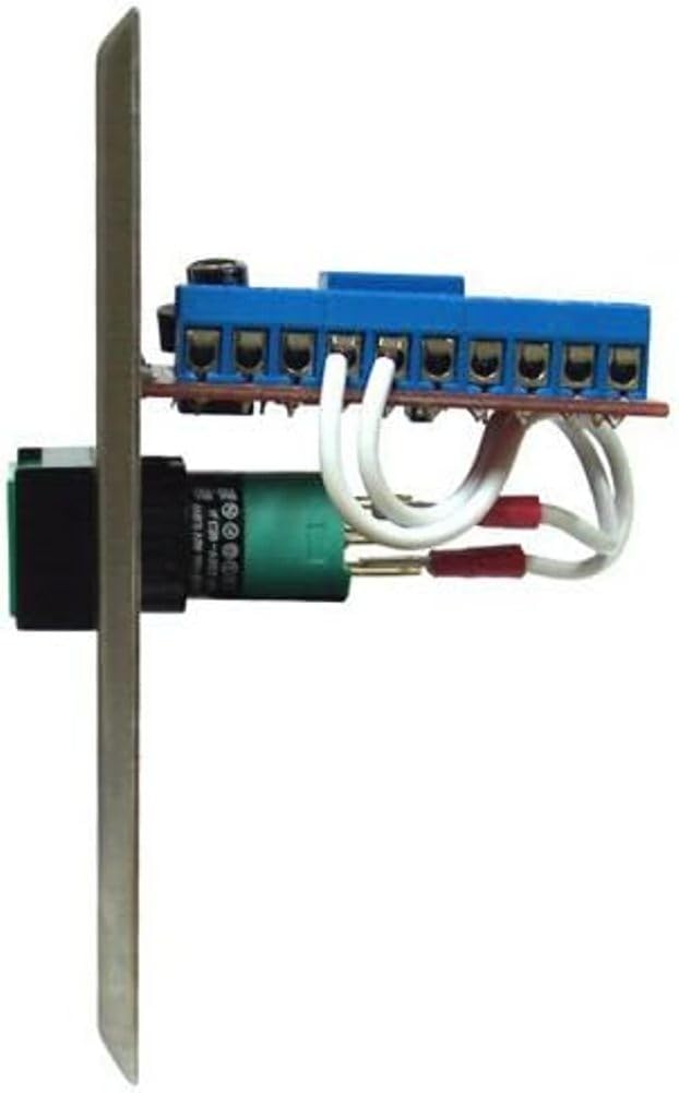 Seco-Larm SD-7103GC-PTQ Enforcer Slimline Illuminated RTE Plate with Built-in Timer, Square Illuminated Push Button with Caption "PUSH TO EXIT", Long-life green LED 12/24 VAC/VDC (~35,000hr)