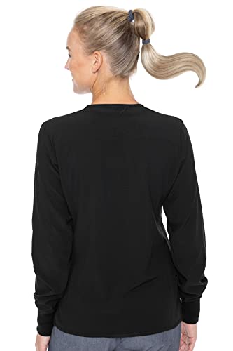 Med Couture Women's 'Active Collection' Warm Terrain Warm Up Jacket, Black, Medium