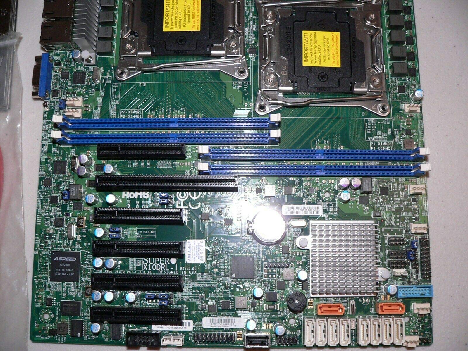 Supermicro ATX DDR4 LGA 2011 Motherboards X10DRL-I-O