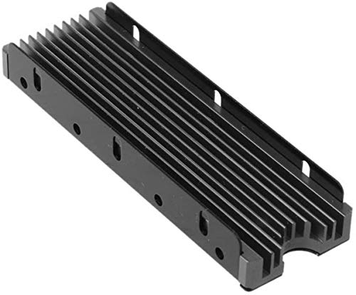 QIVYNSRY M.2 Heatsink NVMe 2280 PS5 SSD Heat Sink Computer PC PCIE M2 SSD Cooler for Samsung 980 970 EVO Plus SN850 SN750 SN570 Firecuda 530, Black