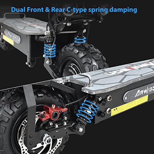 Electric Scooter Adults, Escooter with 5600W Powerful Dual Motor, 47mph Max Speed, 60V 27Ah Battery, 50 Miles Long Range, 11” Inner Tubeless Tire Folding Sport Kick Scooter (Q06-without seat)