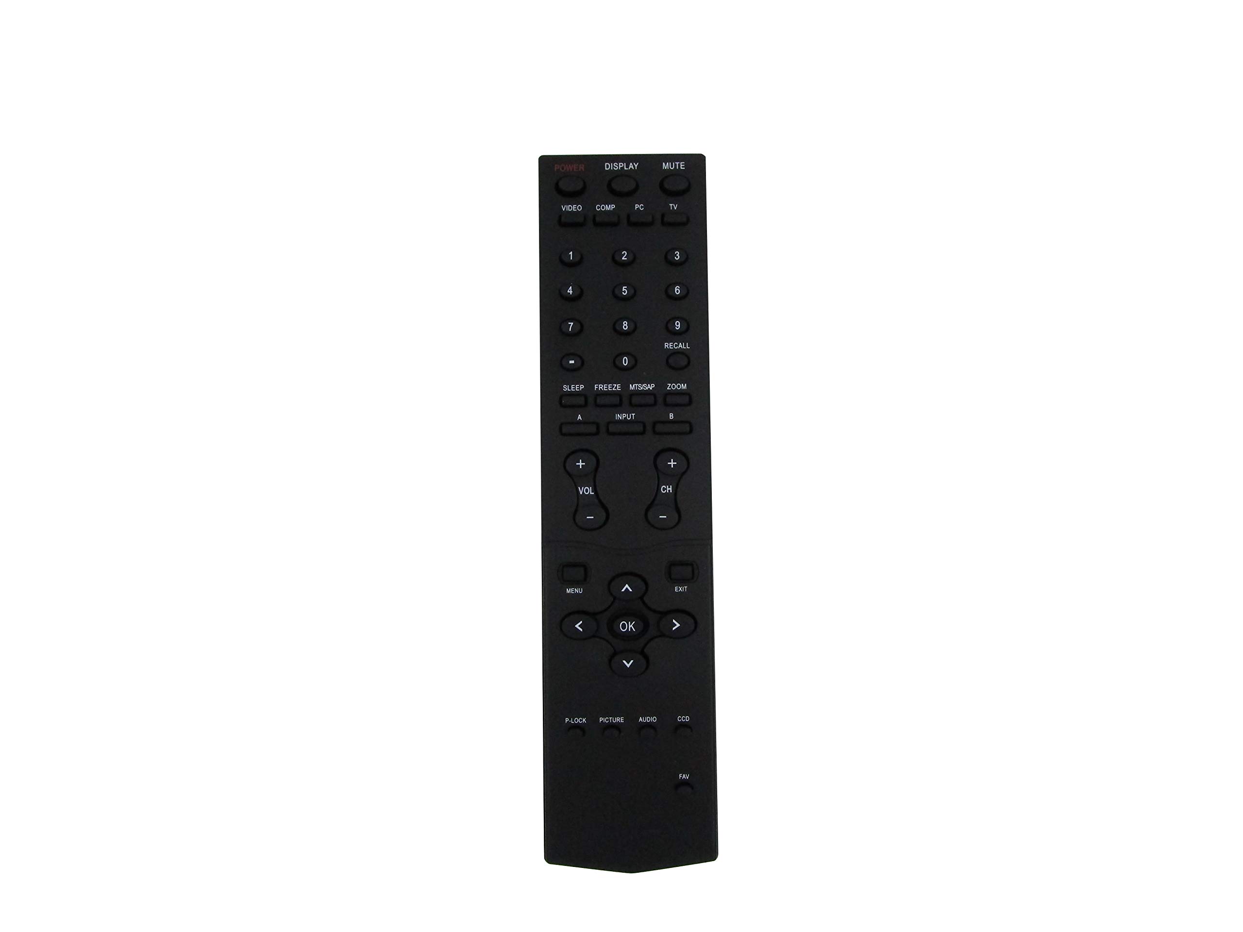 HCDZ Replacement Remote Control for AOC Envision L32W461 L32W661 L32W761 L37W431 L37W861 L42H861 L42W761 LT2725 98TR7BD-INE-ENF LCD LED HDTV TV