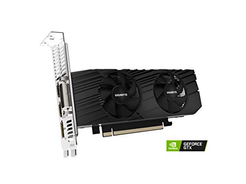 Gigabyte GeForce GTX 1650 D6 OC Low Profile 4G Graphics Card, Low Profile Design, 4GB 128-Bit GDDR6, GV-N1656OC-4GL Video Card