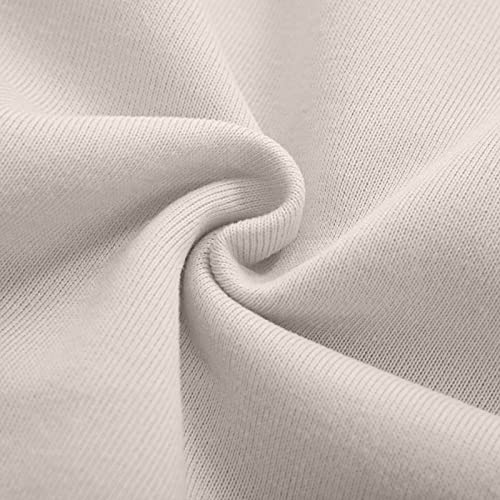 Blouses For Women Plus Size Plain Fashion Hoodies Oversized Long Sleeve Tees Lightweight T Shirt Hoodies Fall Sweatshirt Beige