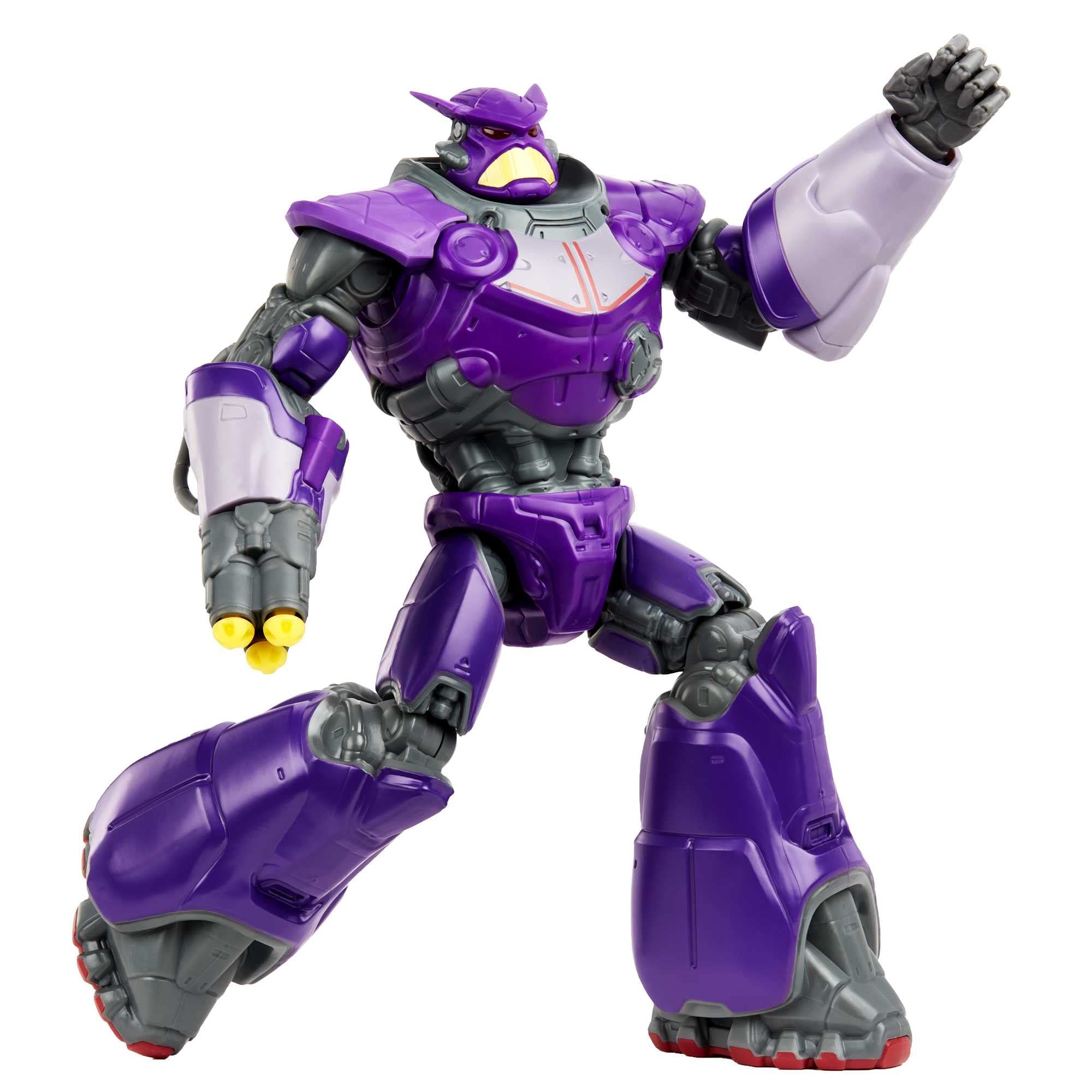 Mattel Disney Pixar Lightyear Action Figure, Blaster Attack Zurg with Lights, Sounds, Blaster & 3 Projectiles, 12-inch Scale