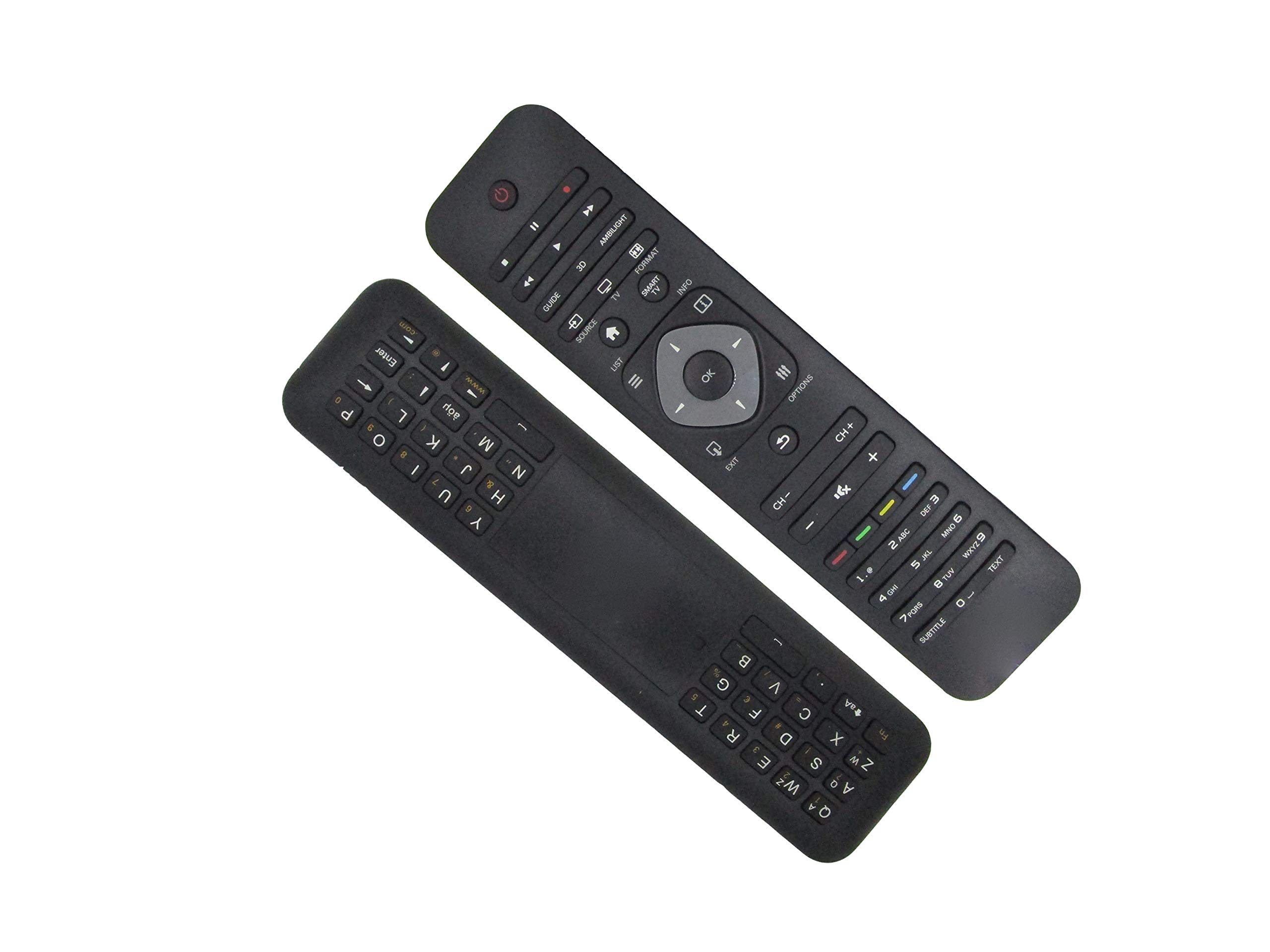 HCDZ Replacement Remote Control with Keyboard for Philips 47PFL6907H/12 47PFL6907K/12 47PFL6907T/12 42PFL6907H/12 42PFL6907K/12 42PFL6907T/12 Smart LCD LED HDTV TV