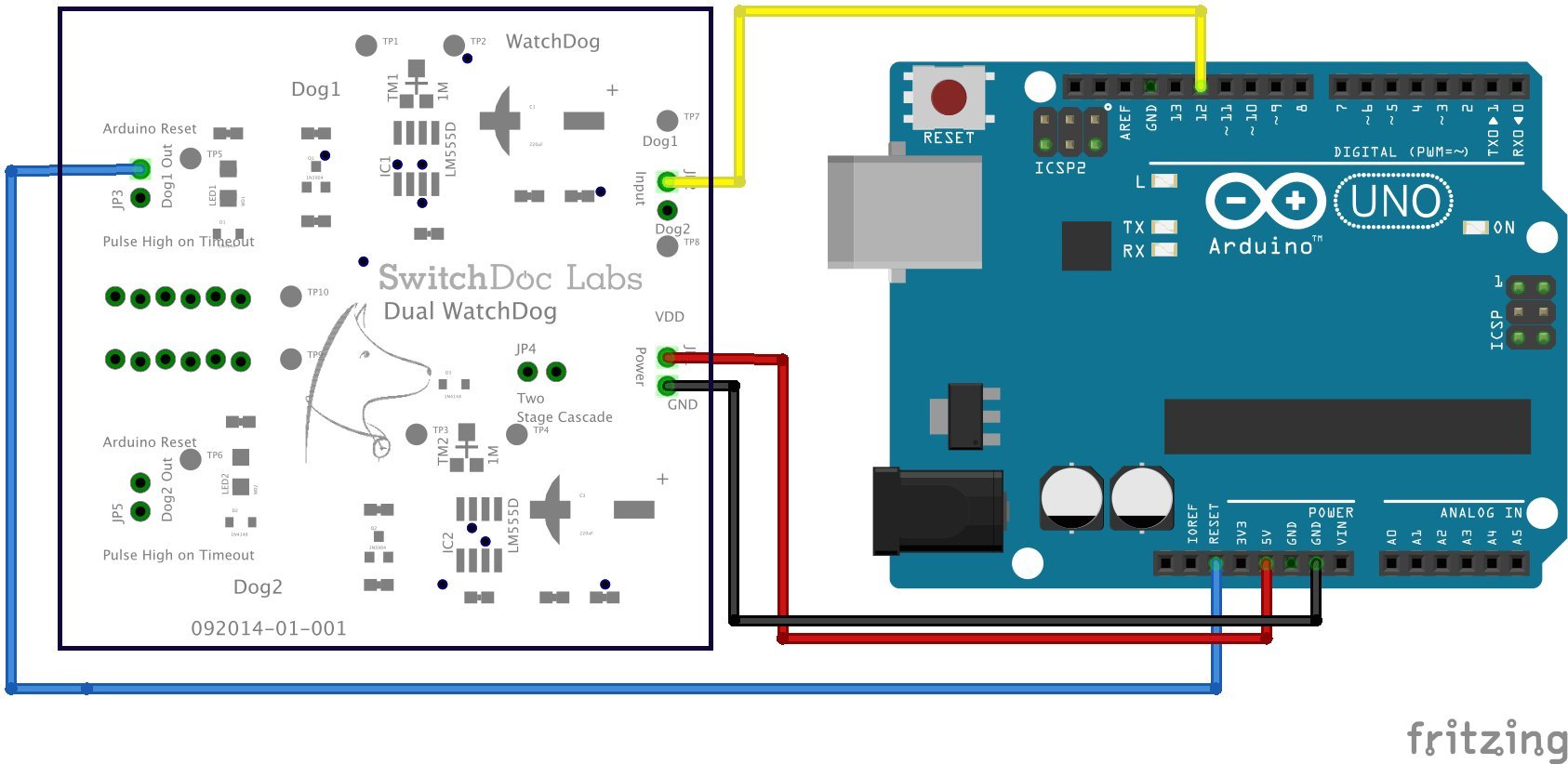 SwitchDoc Labs Dual WatchDog Timer Board for ARM/Raspberry Pi