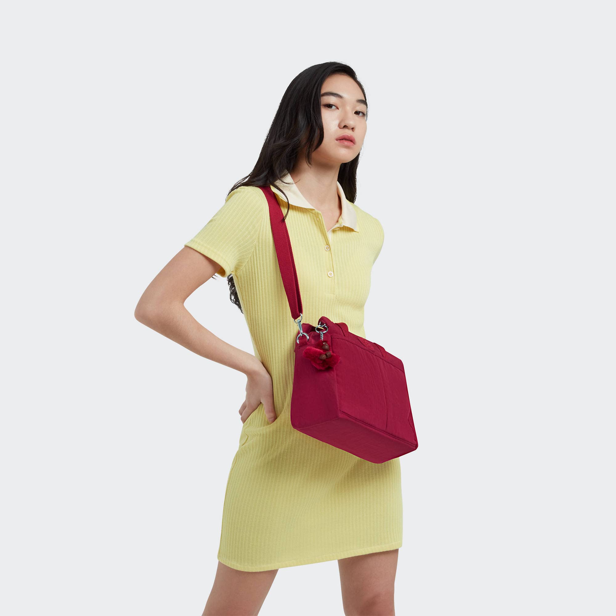 Kipling Kenzie Shoulder Bag Raspberry Dream