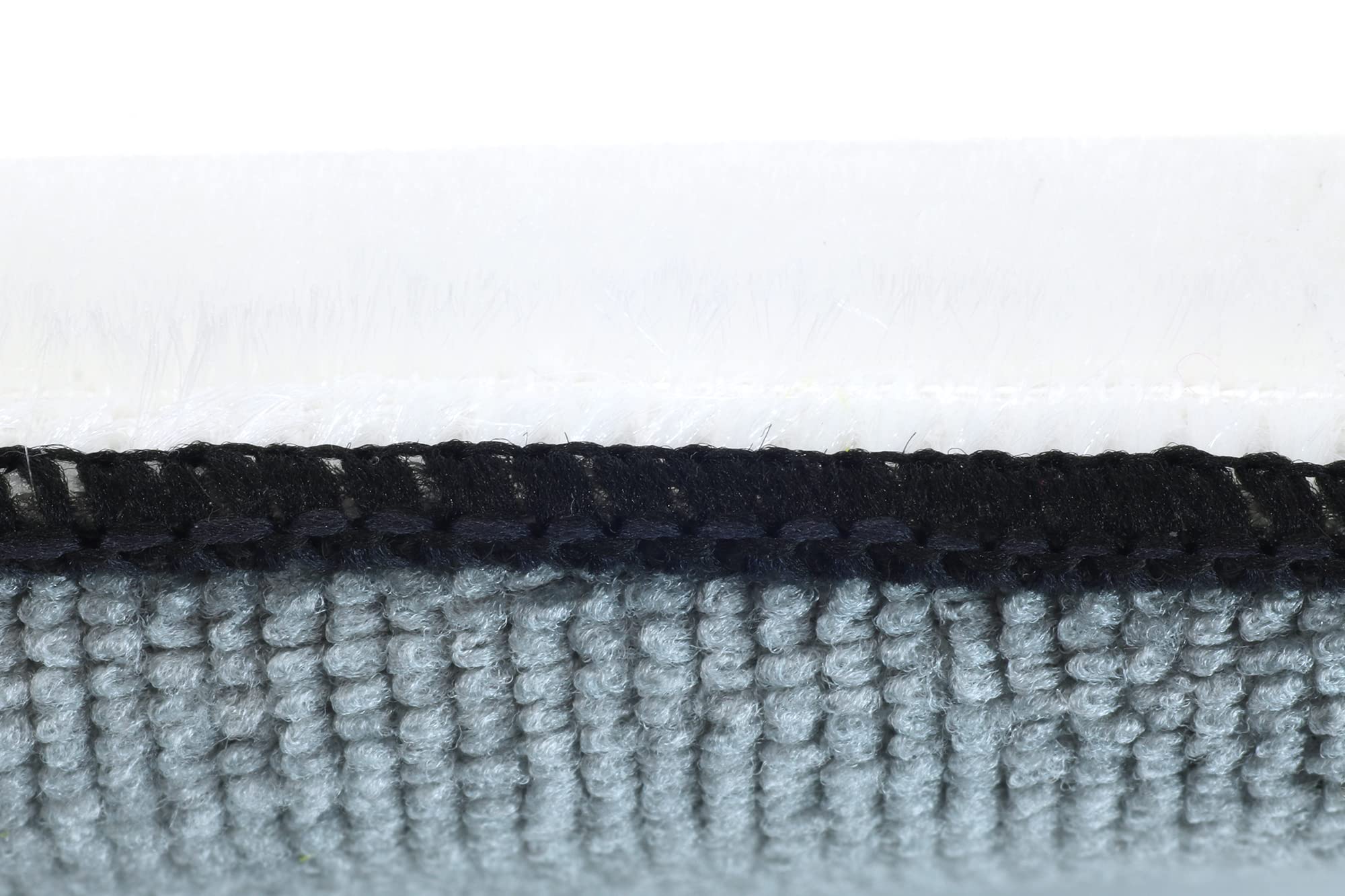 Autofiber Scrub Ninja - Interior Scrubbing Sponge (5”x3”) for Leather, Plastic, Vinyl and Upholstery Cleaning (White/Gray)