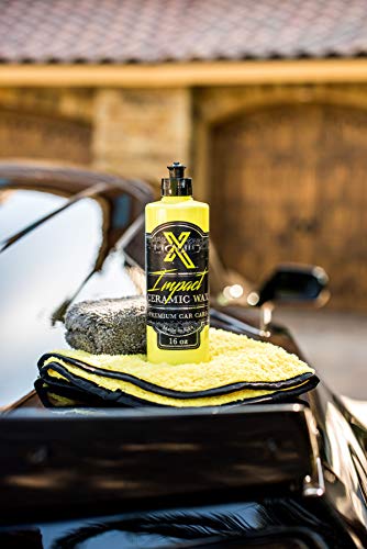 Liquid X Yellow Xtreme Plush Waffle Weave Microfiber Detailing Towel Guaranteed Satisfaction - 16" x 16" (5 Pack)