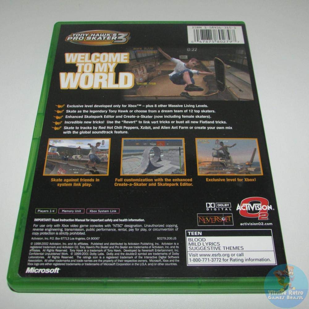 Tony Hawk's Pro Skater 3 (Renewed)