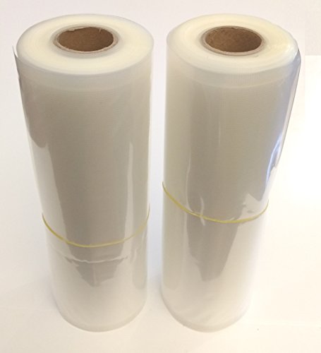 Hansi Naturals 2-Pack 8"x50' Rolls Commercial Grade Vacuum Bags BPA FREE! 3mil Vacuum Seal Rolls (2) Freezer storage vacuum bags